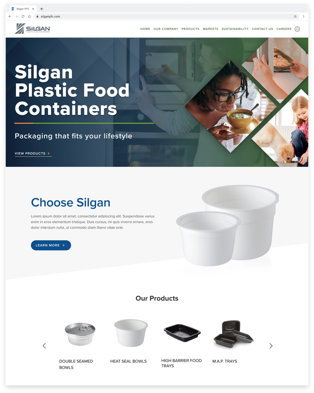 Silgan Plastics Website Design Case Study | Matchbox