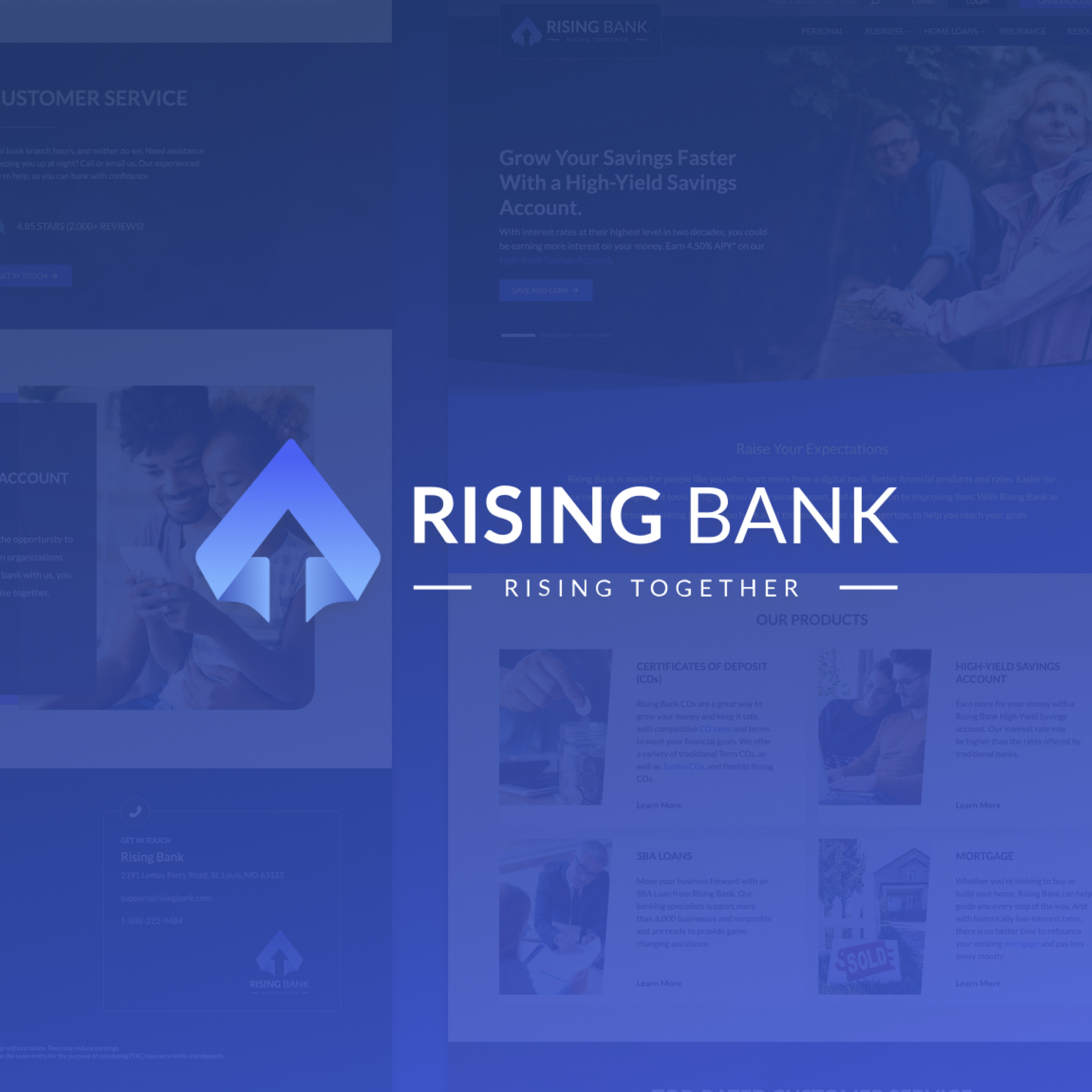 Rising Bank CMS Migration | Website Design Agency | Matchbox